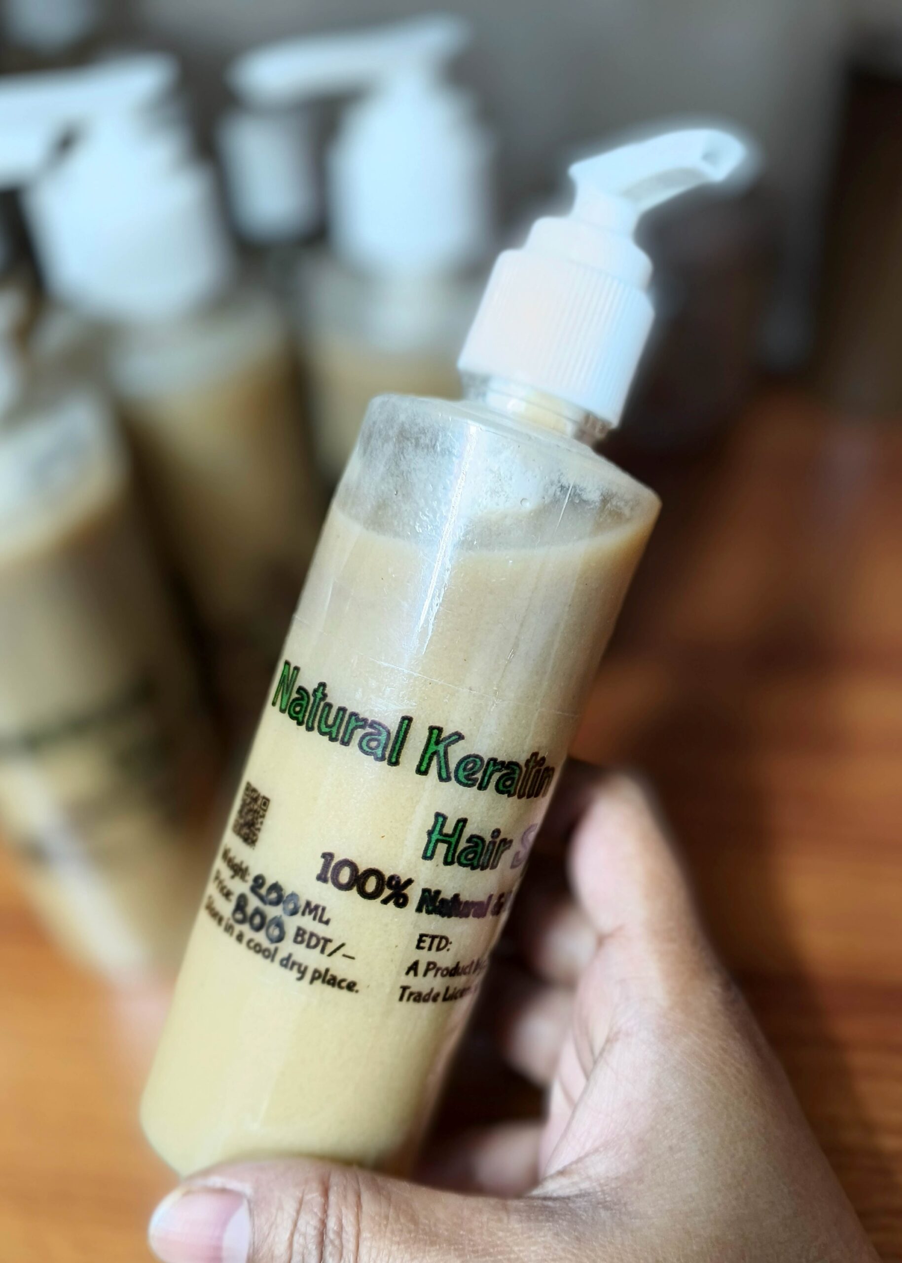 Natural Keratin - Hair Spa - Mayabotir Boshon